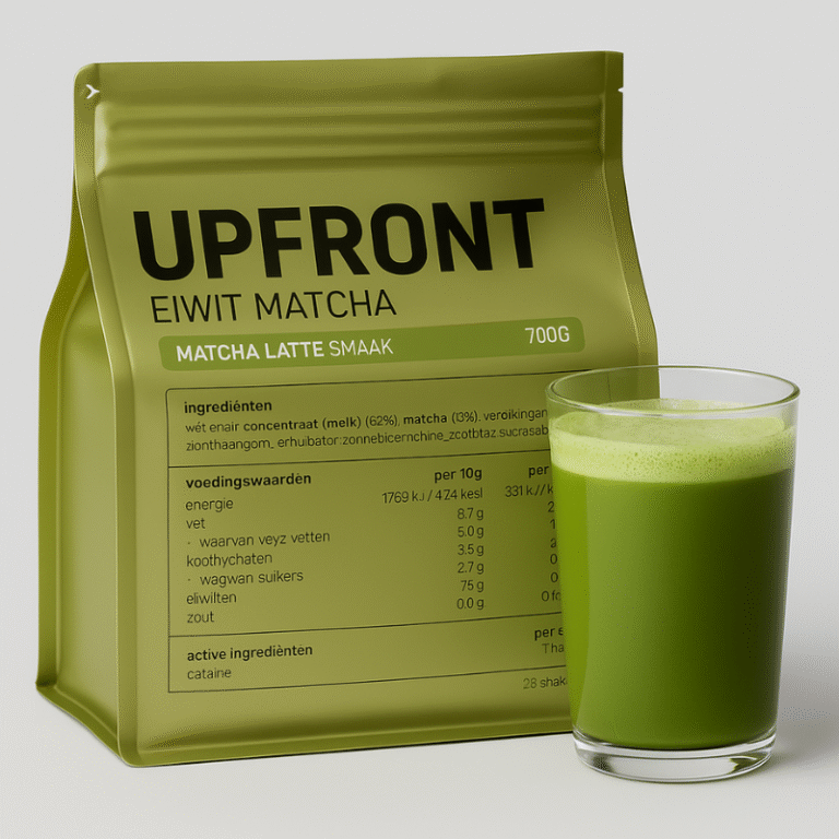 Upfront eiwit matcha review: smaken, werking & kortingscode!